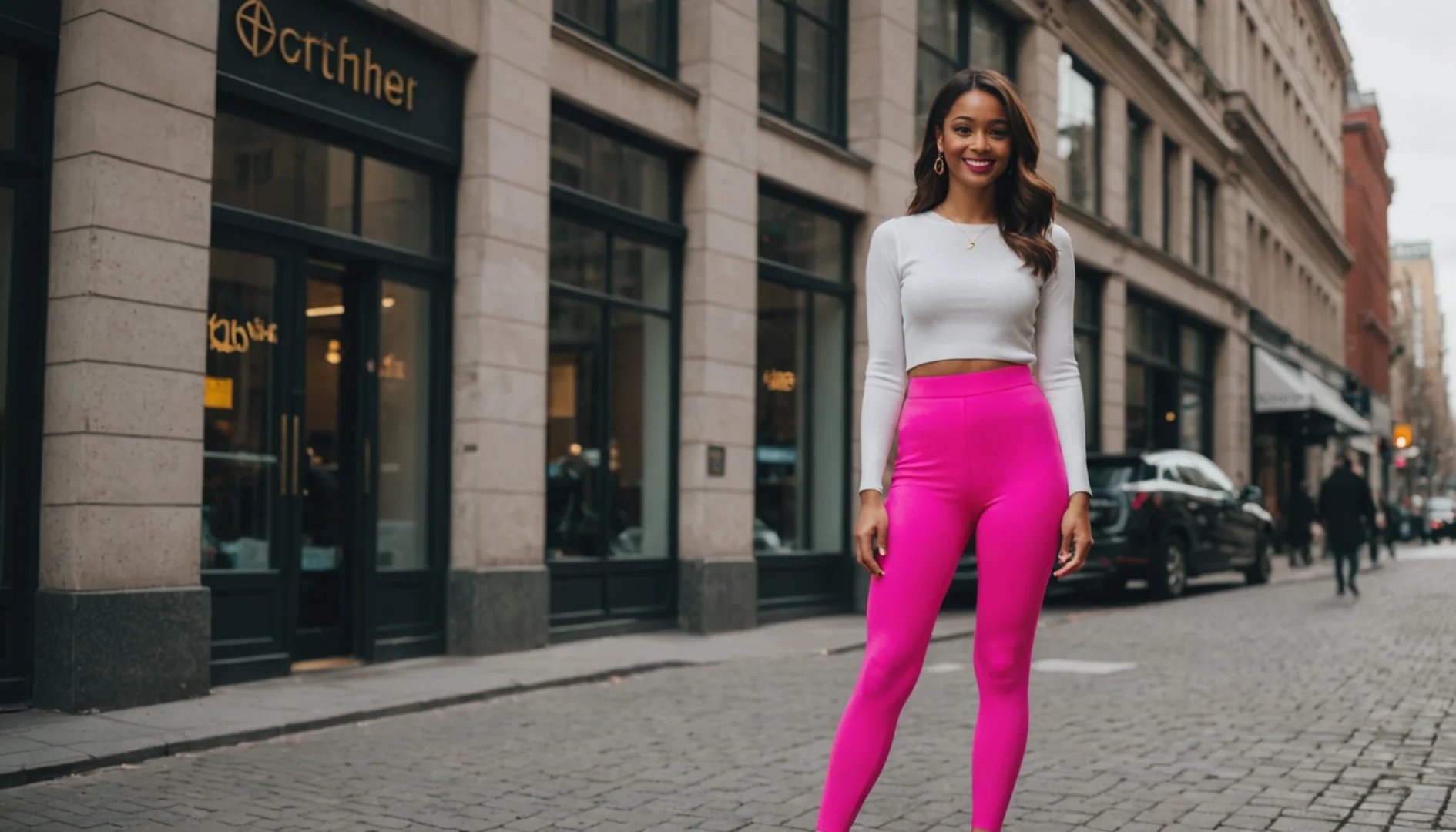 Osez le collant rose fluo: l'audace pour votre style