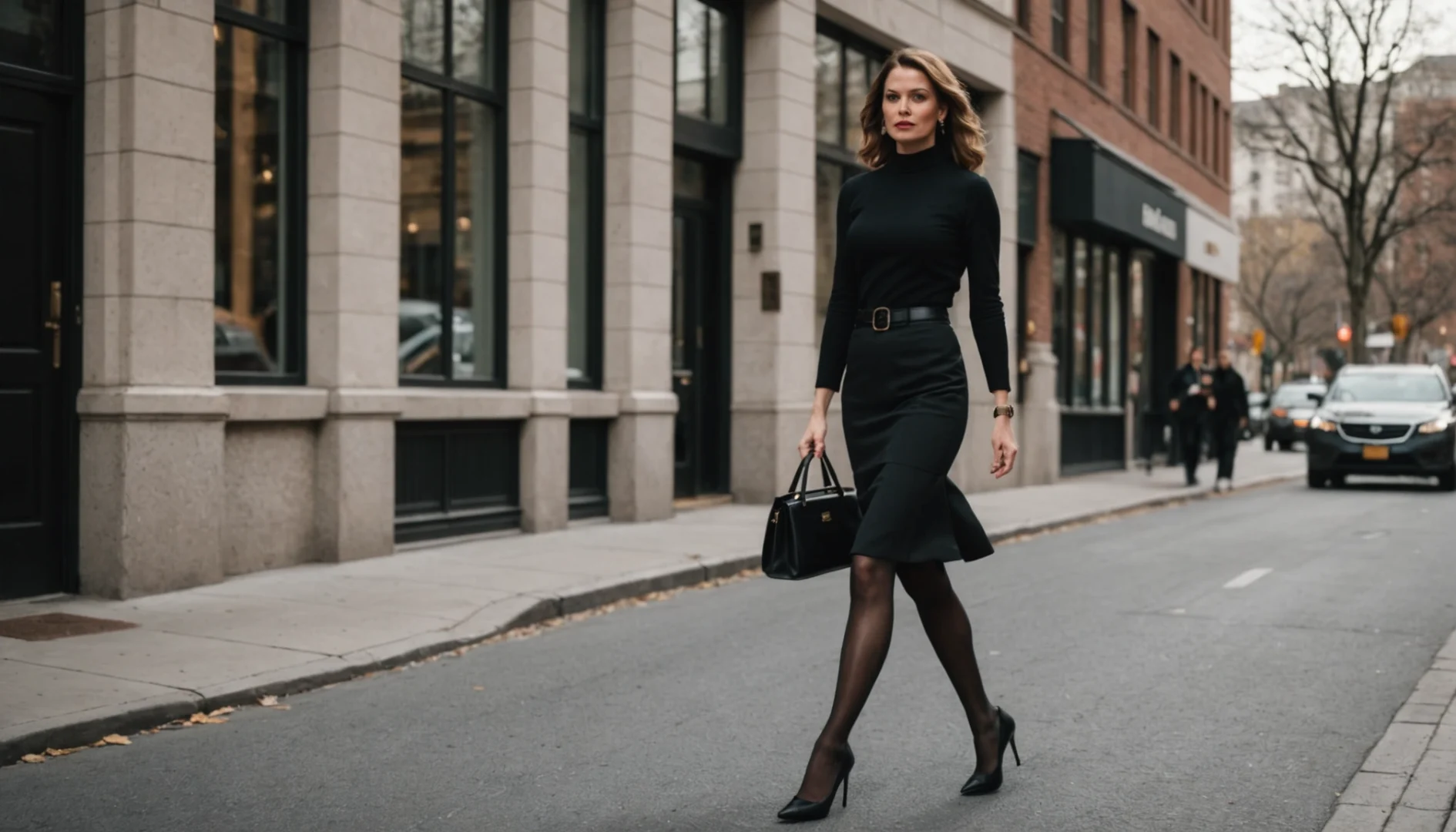 Collants et talons : duo chic et audacieux à adopter